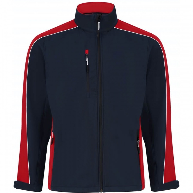 ORN Clothing Avocet 4288 Softshell Jacket Two Tone Water Resistant Breathable Fabric 92% ...